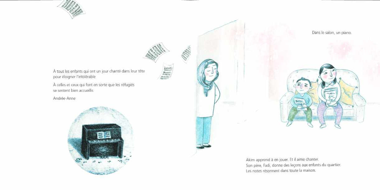 L'enfant qui jouait du piano dans sa tête - Album jeunesse - Andrée ...